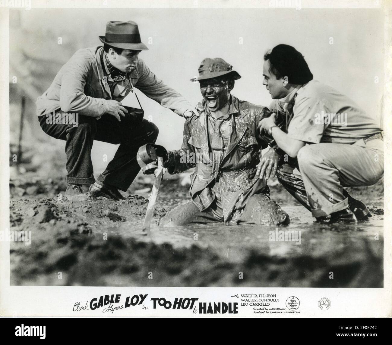 WALTER PIDGEON CLARK GABLE and LEO CARRILLO in TOO HOT TO HANDLE 1938 ...