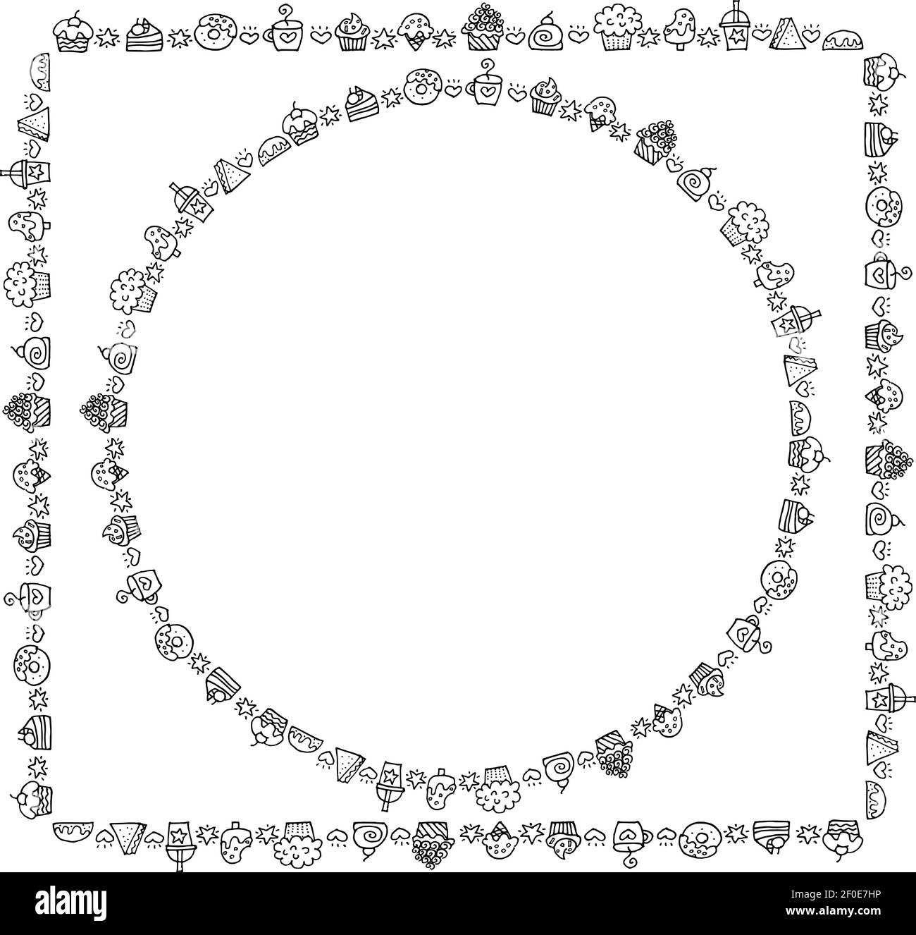 Black And White Christmas Border