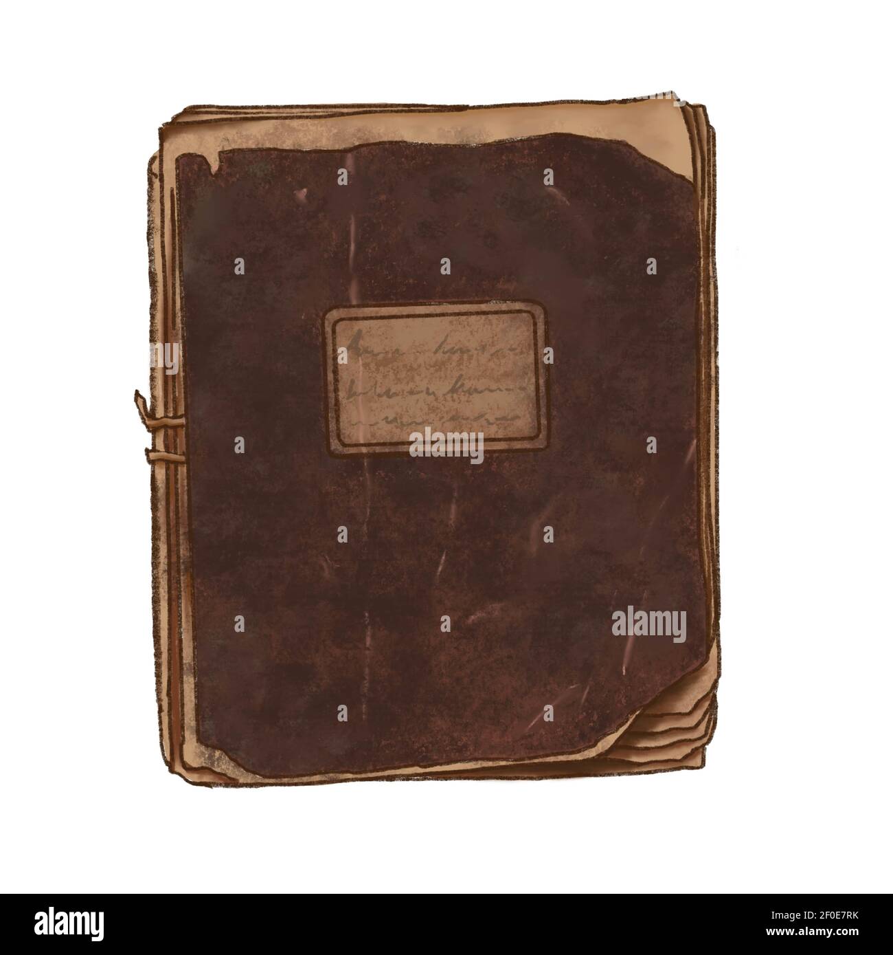 Old vintage notebook background with copy-space in center Stock Photo ...