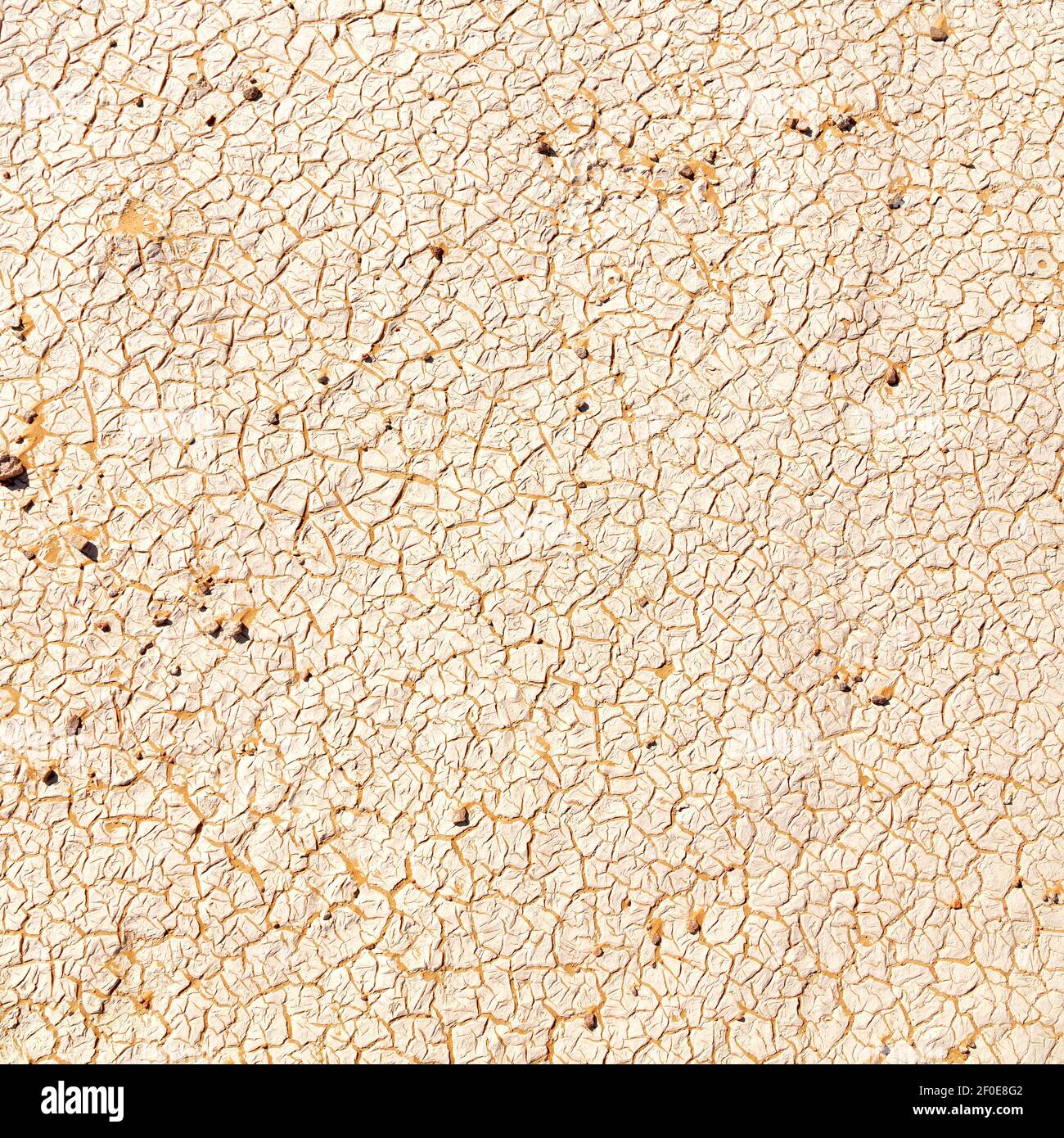 In oman rub al khali old desert and the abstract cracked sand texture ...