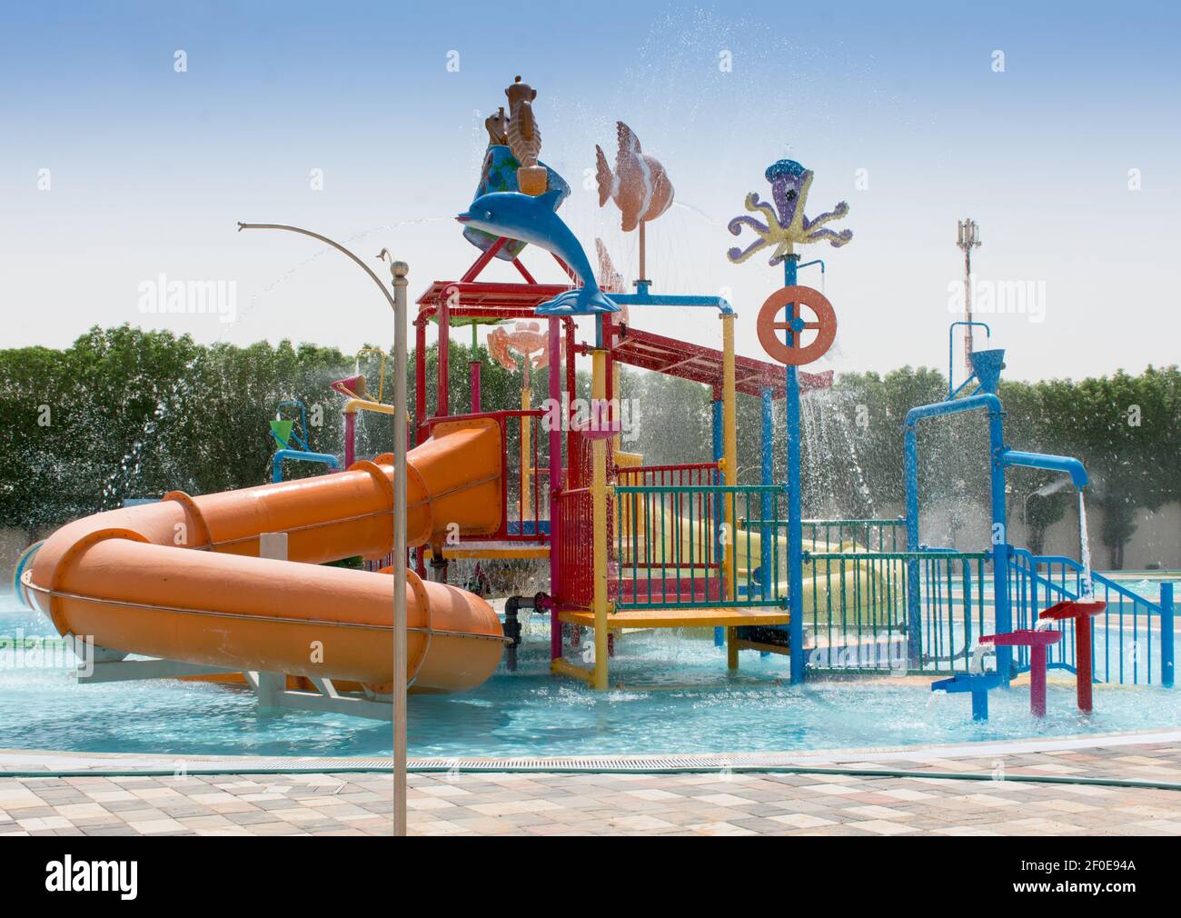 water park, Water slides, rides and slides realistic waterpark pool ...