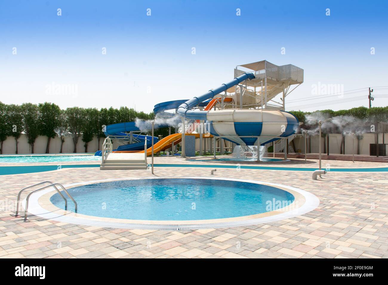 water park, Water slides, rides and slides realistic waterpark pool ...