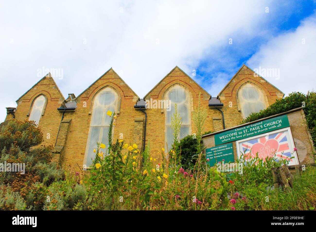 View of St Paul's Church building, Sandgate,Kent,UK Stock Photo - Alamy