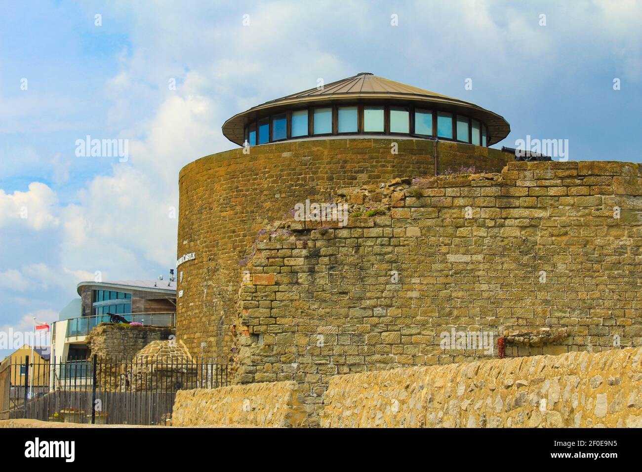 View of Sandgate Castle- an artillery fort originally constructed by ...