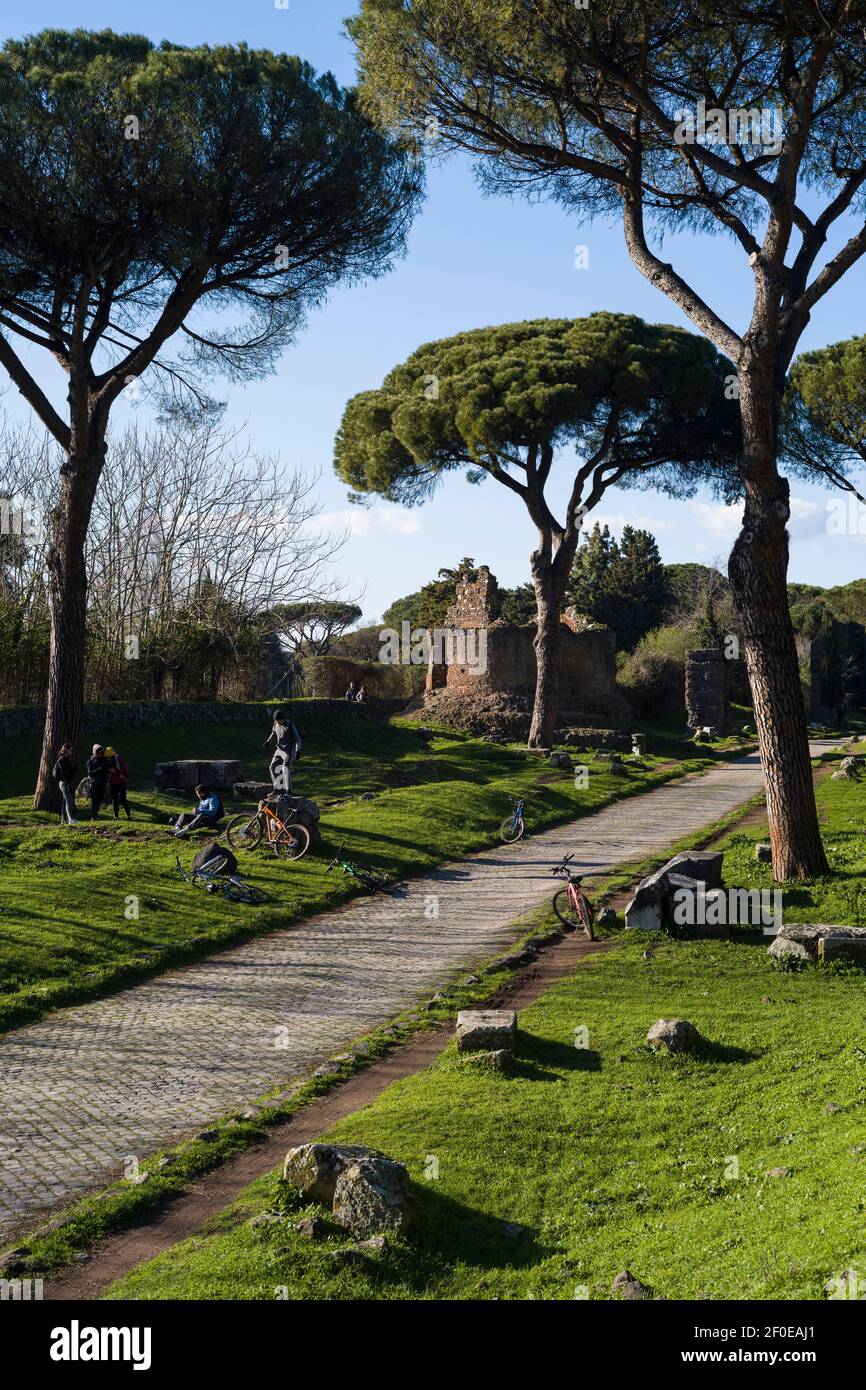 Via Appia Antica People High Resolution Stock Photography and Images - Alamy