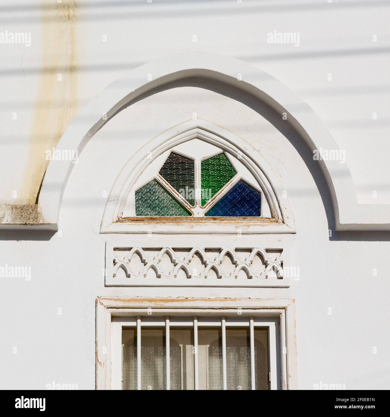 In oman the old ornate window Stock Photo - Alamy