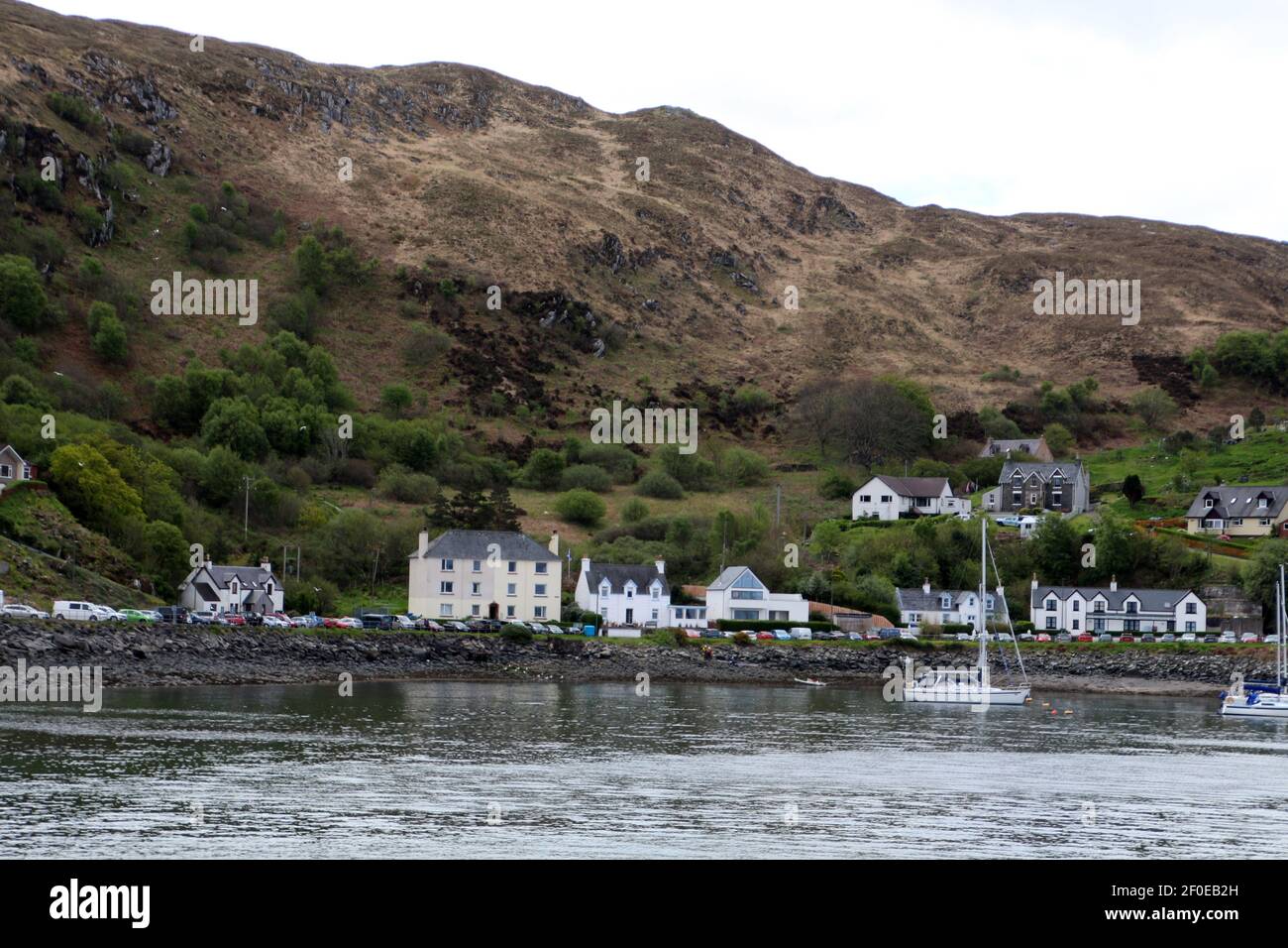 Coastal landscape in the village of Mallaig, Scotland Stock Photo - Alamy