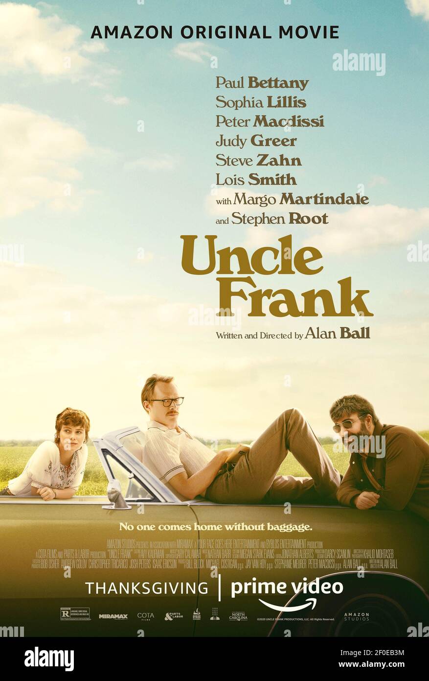 PAUL BETTANY, SOPHIA LILLIS and PETER MACDISSI in UNCLE FRANK (2020 ...