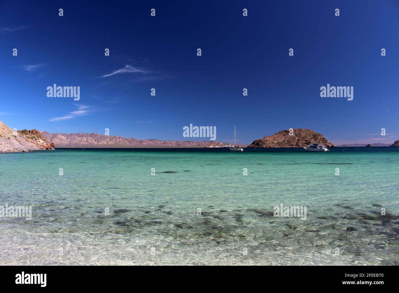 Coast of Bahia Concepcion, Baja California Sur, Mexico Stock Photo - Alamy