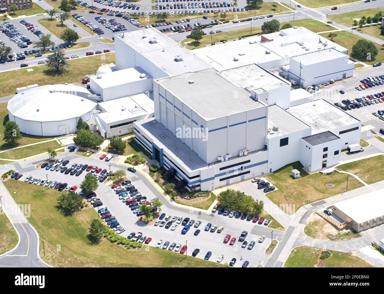 Aerial view of NASA's Goddard Space Flight Center in Greenbelt ...