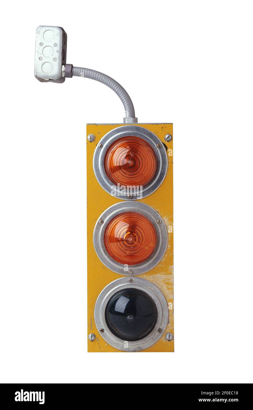 Traffic light shows green signal Cut Out Stock Images & Pictures - Alamy