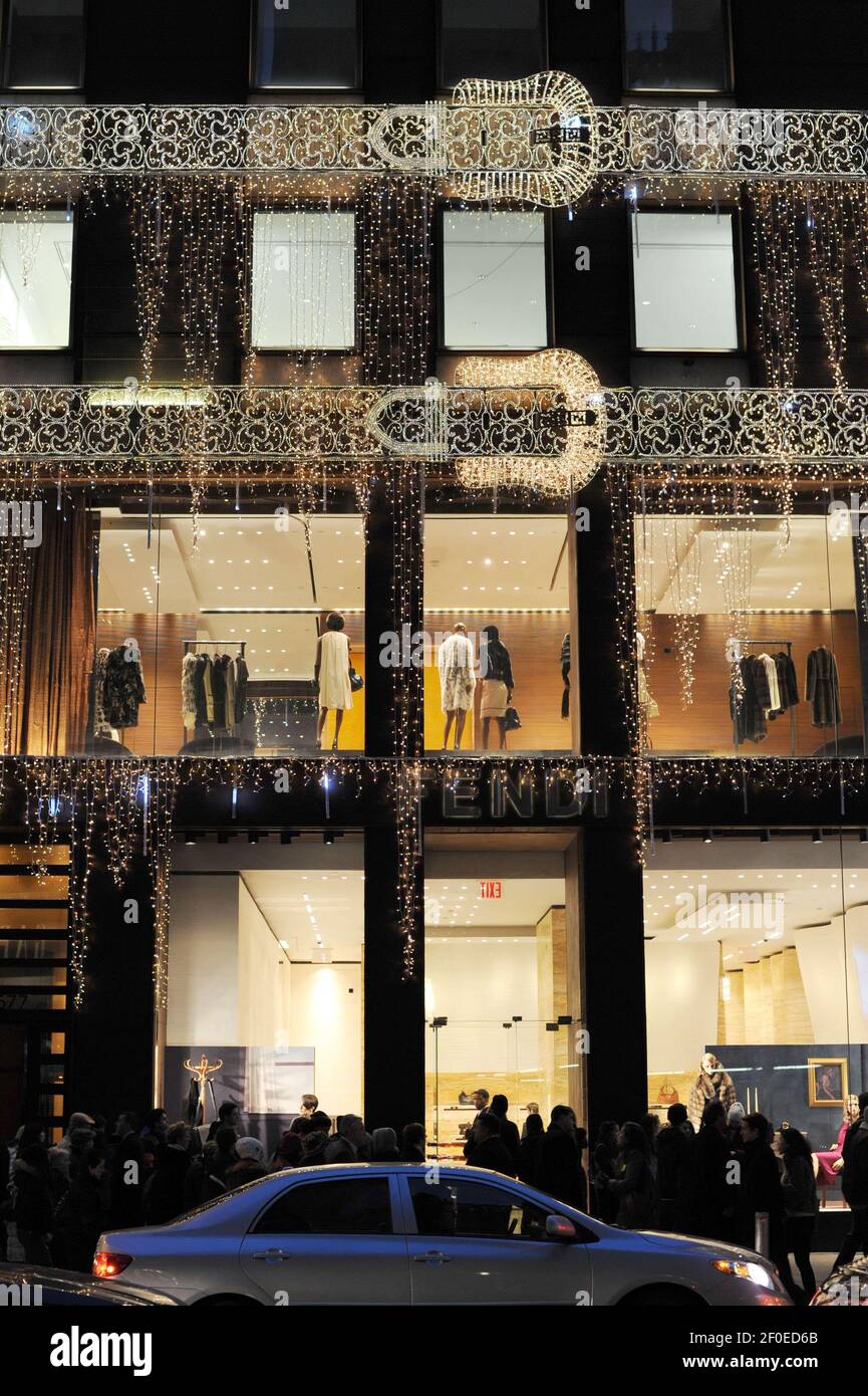 12 December 2010 - New York, NY - Fendi. Window displays and other ...