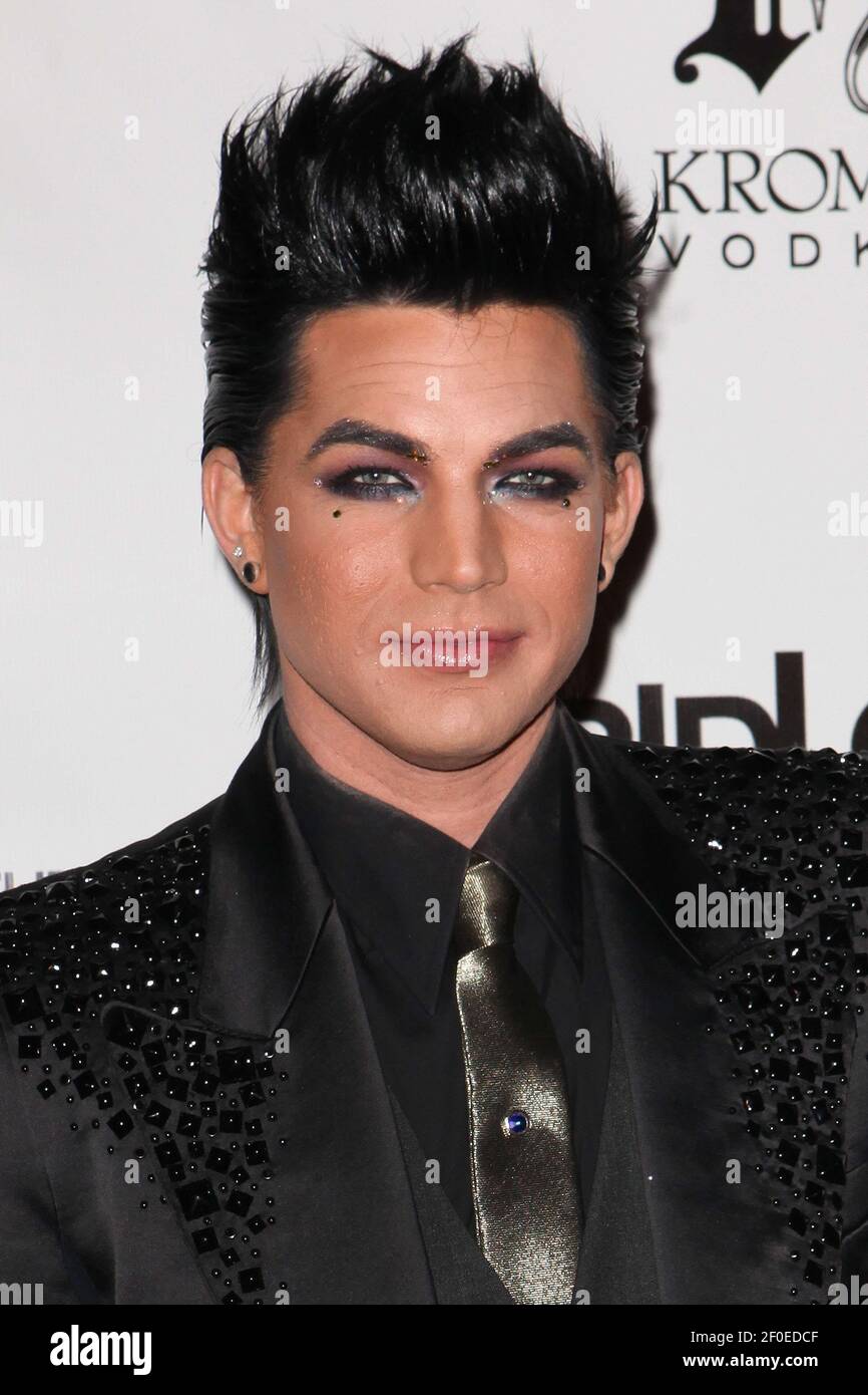31 December 2009- Hollywood, California- Singer Adam Lambert arrives at ...