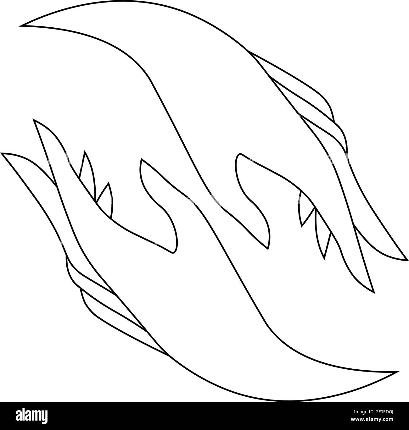 Two hands touching line art hi-res stock photography and images - Alamy