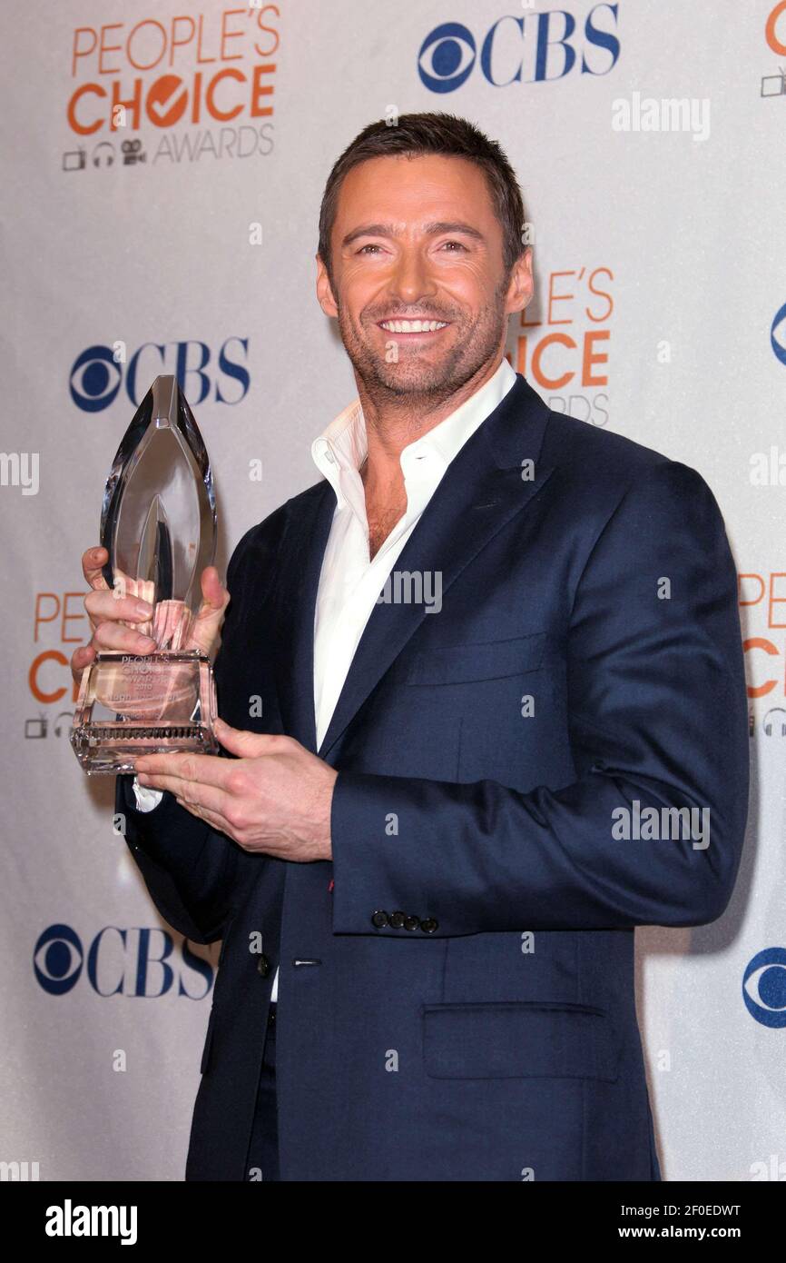 06 January 2010- Los Angeles, California- Actor Hugh Jackman poses ...