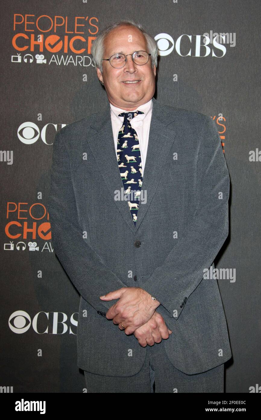 06 January 2010- Los Angeles, California- Actor Chevy Chase arrives at ...
