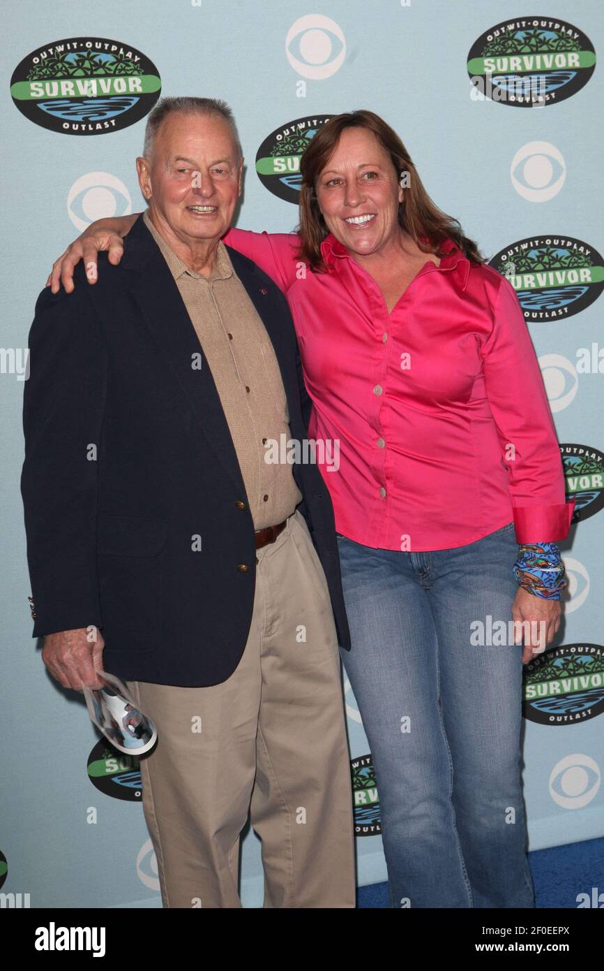 09 January 2010- Hollywood, California- Rudy Boesch and Susan Hawk ...