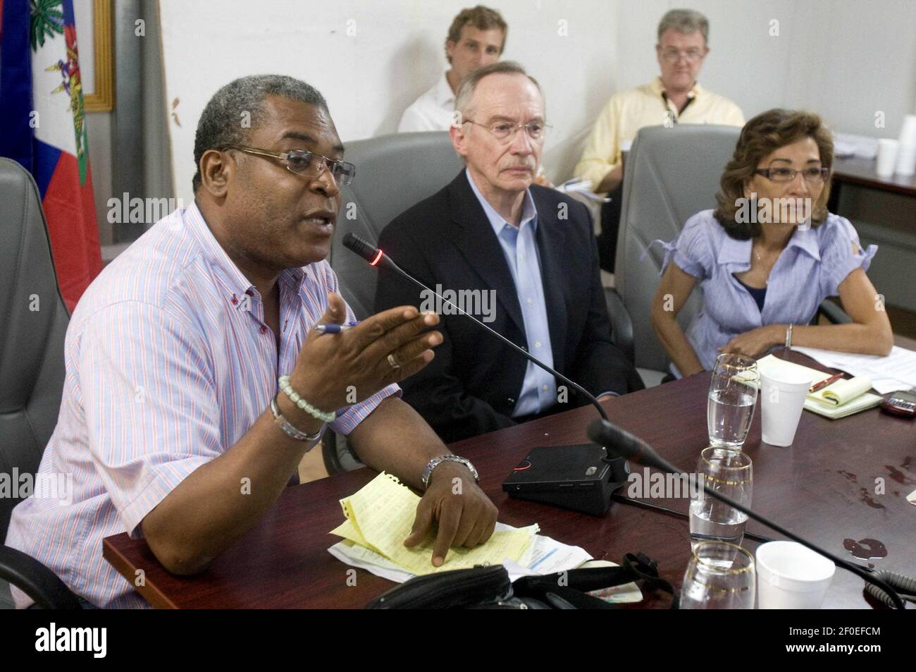 14 January 2009 - Port au Prince, Haiti - Haitian Prime Minister Jean ...