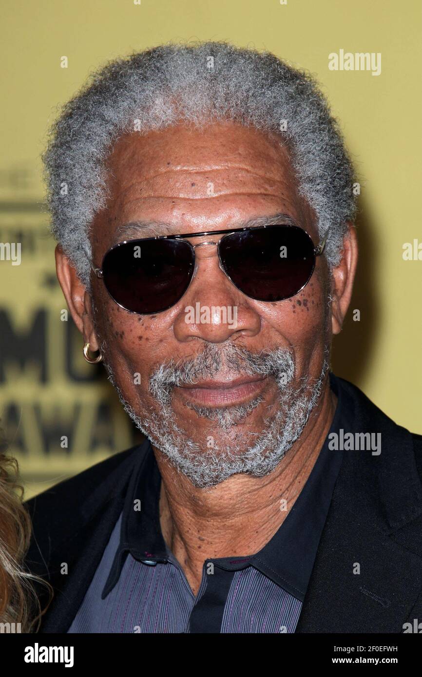 15 January 2010- Hollywood, California- Morgan Freeman arrives at the ...
