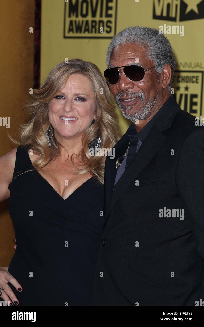 15 January 2010- Hollywood, California- Morgan Freeman arrives at the ...