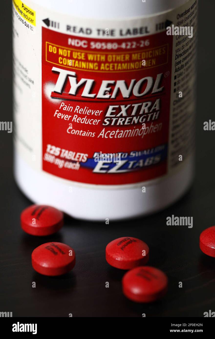 17 January 2010 - Fort Salong, NY - A Tylenol Extra Strength product is ...