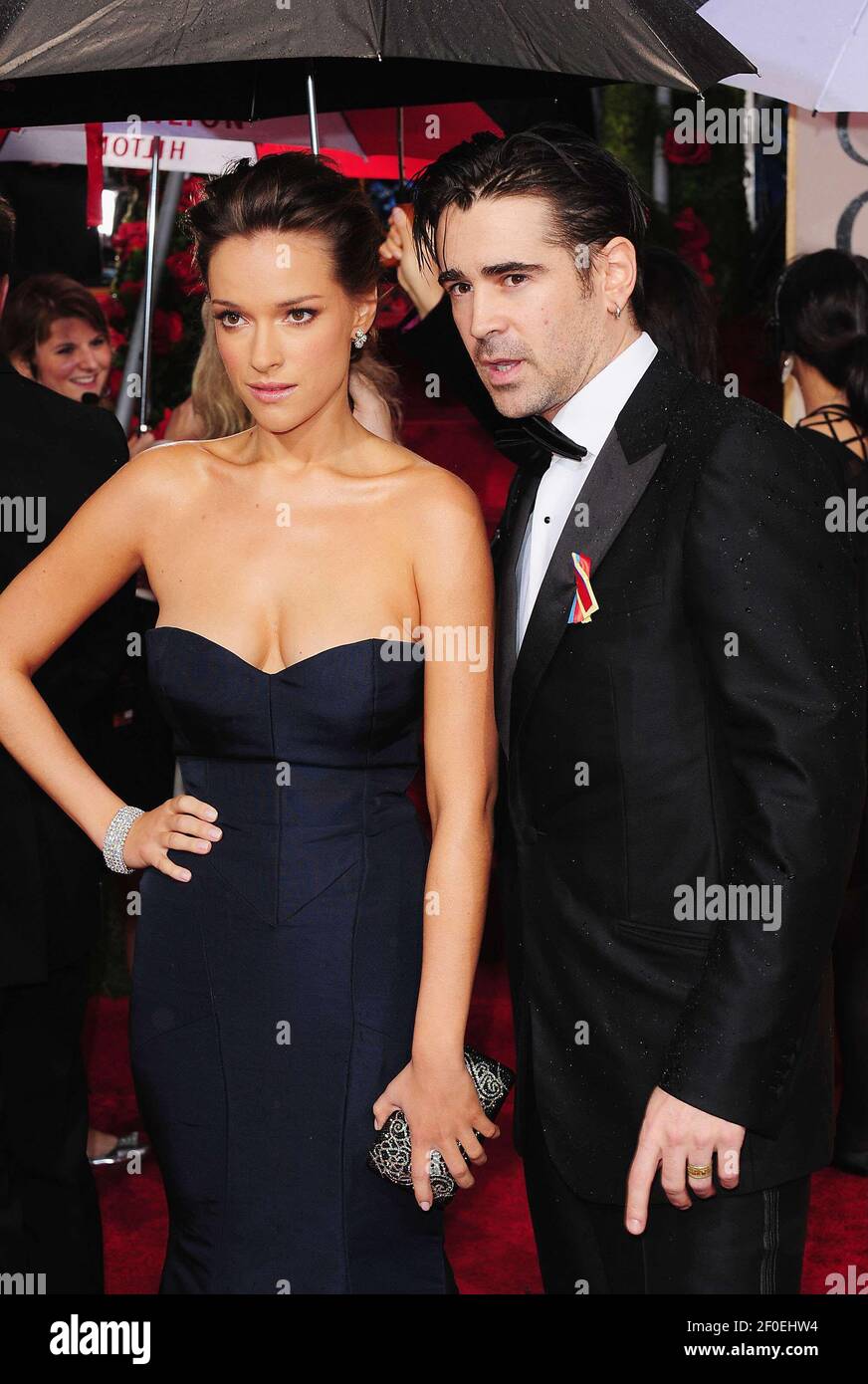 Alicja Bachleda and Colin Farrell - 17 January 2010, Beverly Hills, CA ...
