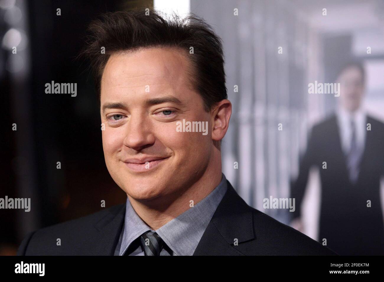 19 January 2010- Hollywood, California- Actor Brendan Fraser arrives at ...