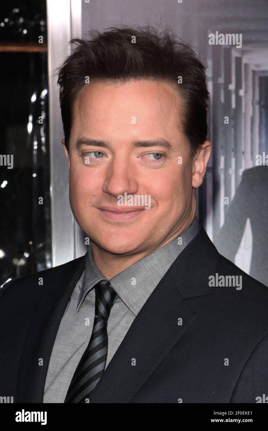 19 January 2010- Hollywood, California- Actor Brendan Fraser arrives at ...