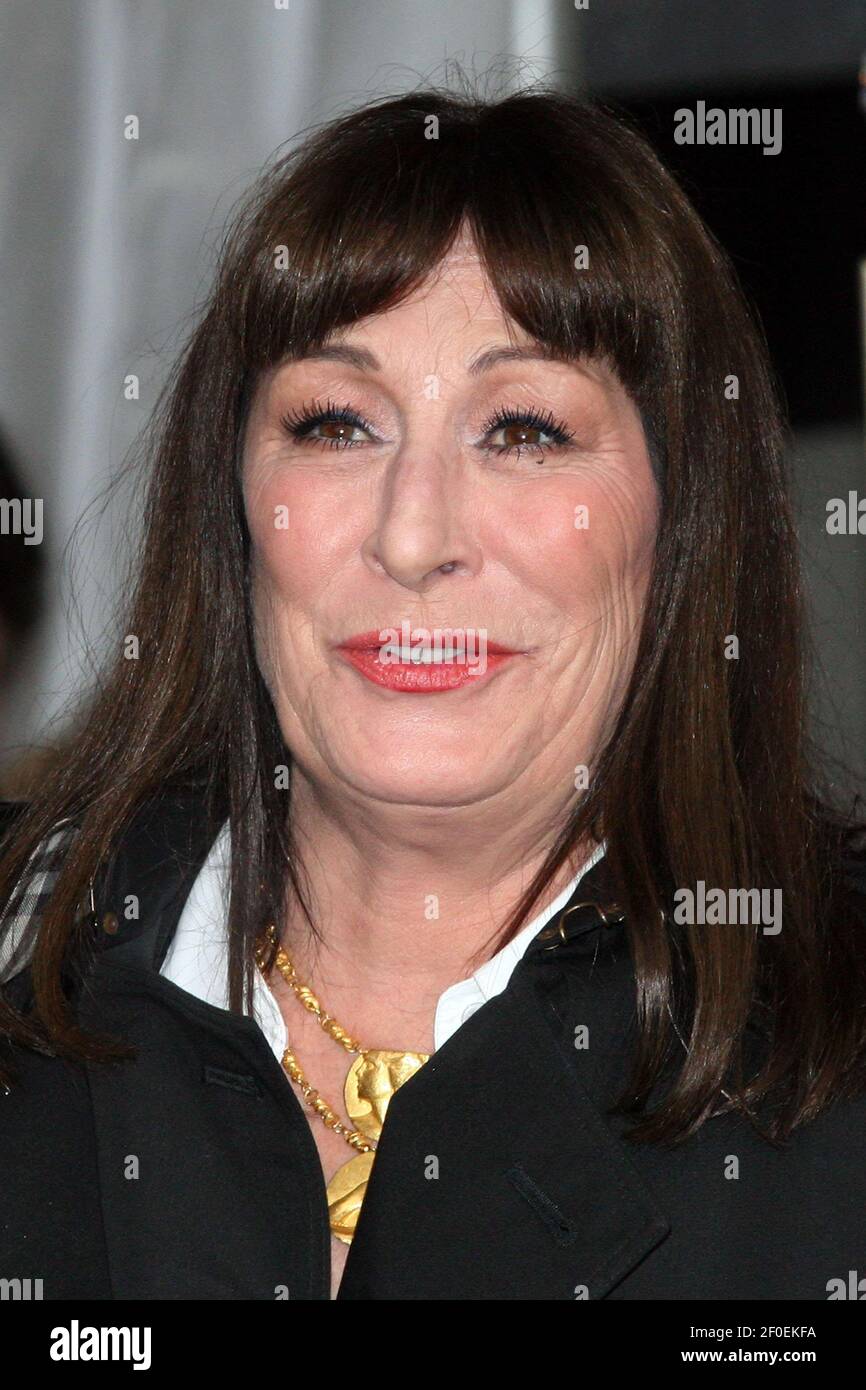 22 January 2010- Hollywood, California- Actress Anjelica Huston poses ...