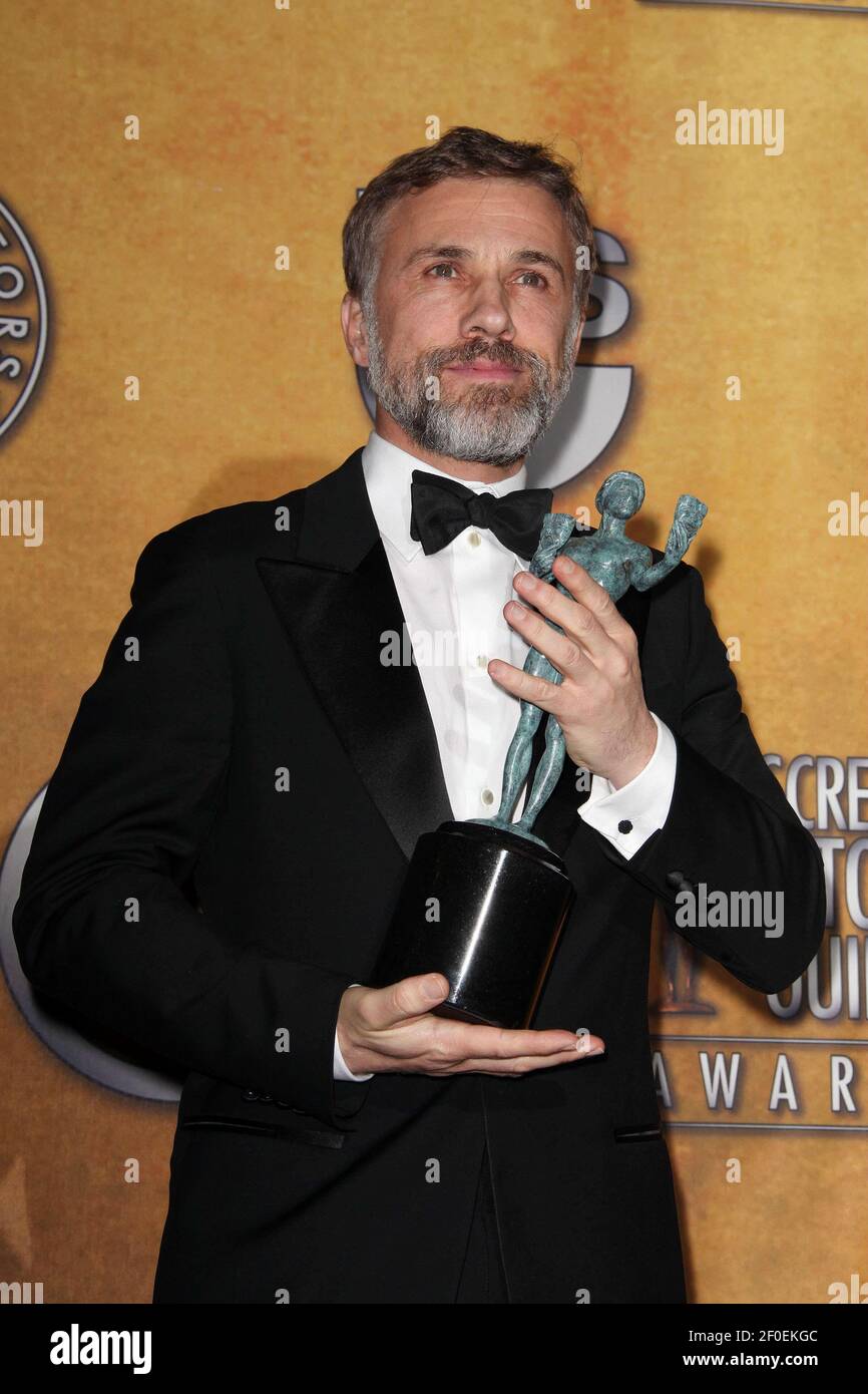 23 January 2010- Los Angeles, California- Christopher Waltz poses ...