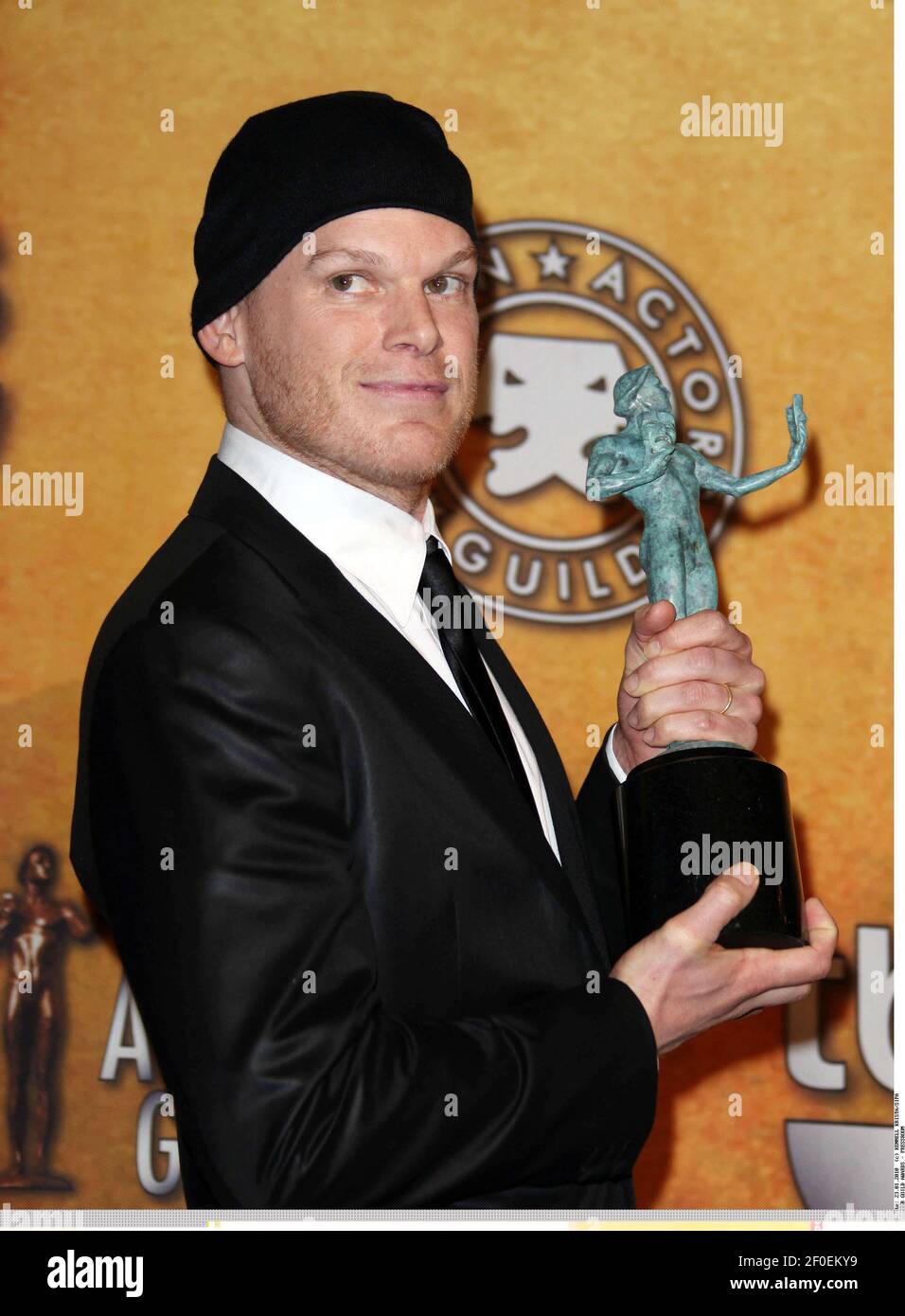 23 January 2010- Los Angeles, California- Michael C. Hall poses ...