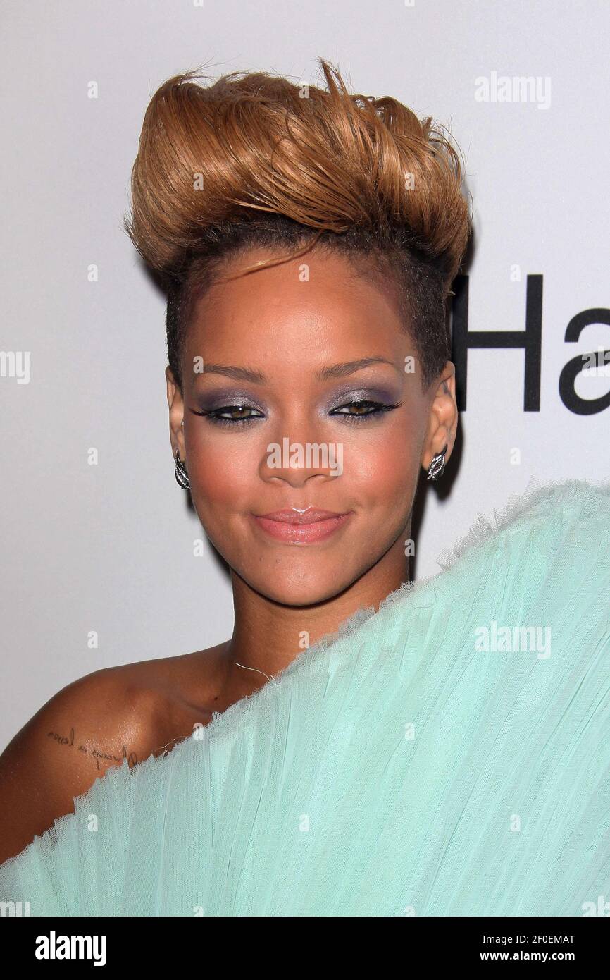 30 January 2010- Beverly Hills, California- Musician Rihanna arrives at ...