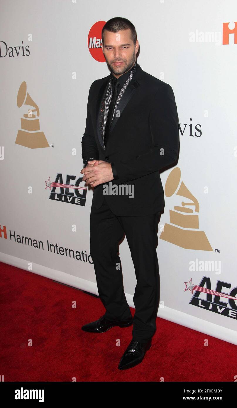 30 January 2010- Beverly Hills, California- Musician Ricky Martin ...