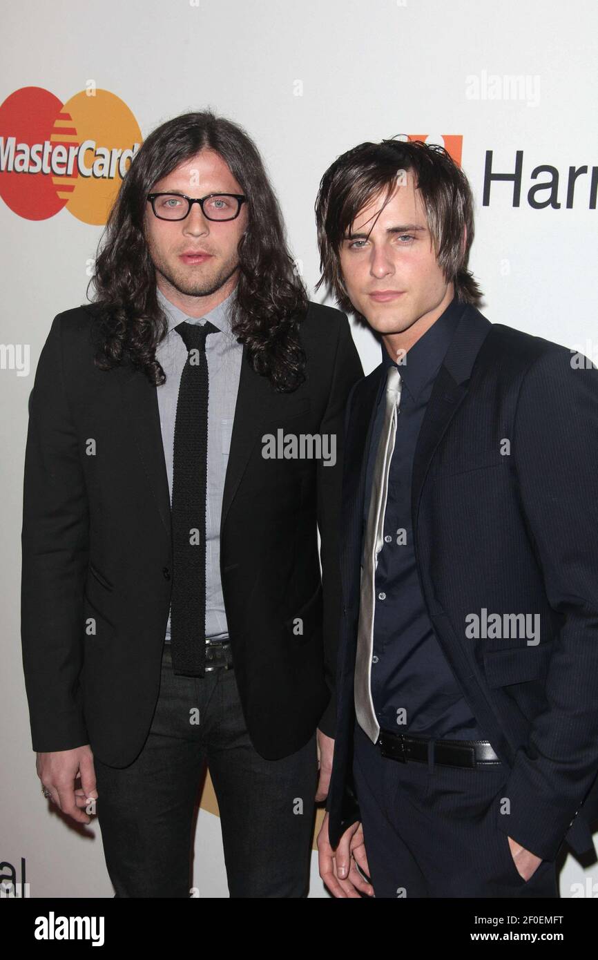 30 January 2010- Beverly Hills, California- Jared Followill and Nathan ...