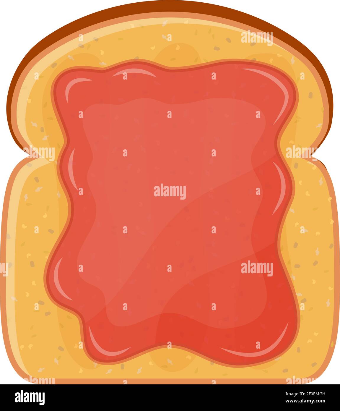 Fried bread fruit honey Stock Vector Images - Alamy