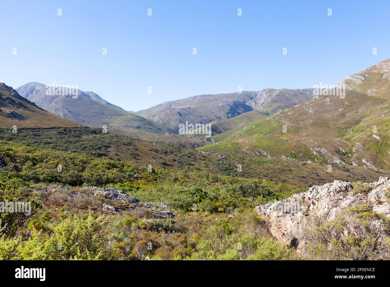 Scenery Along The Franschhoek Pass Between Franschhoek And Villersdorp On The Northern Edge Of