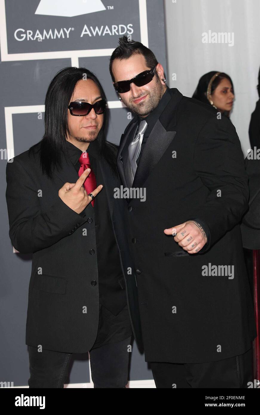 Sin Quirin and Aaron Rossi of Ministry - 31 January 2010 - Los Angeles ...