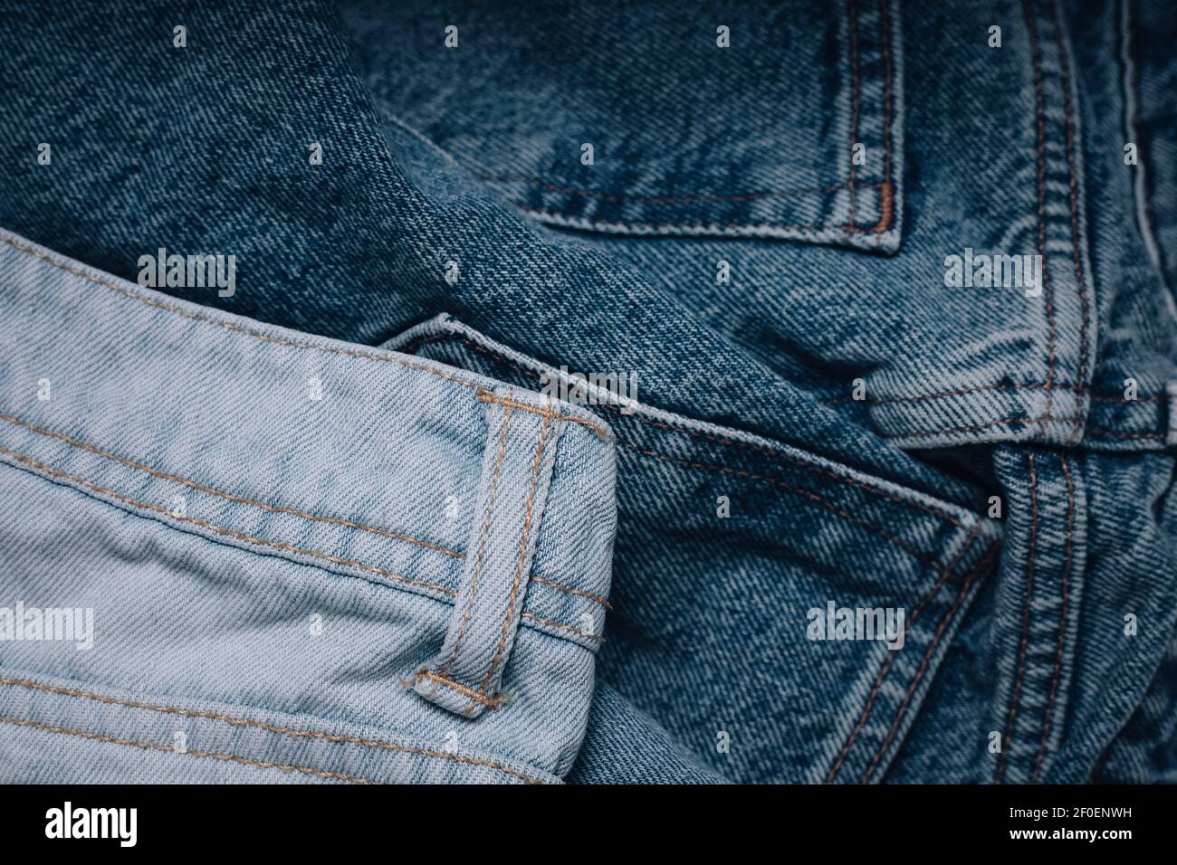 Blue jeans closeup texture background hi-res stock photography and ...