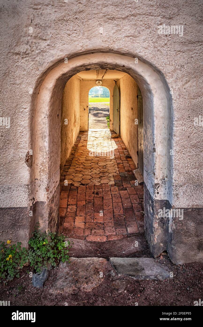 Backaskog castle in southern Sweden, was originally a monastery built ...