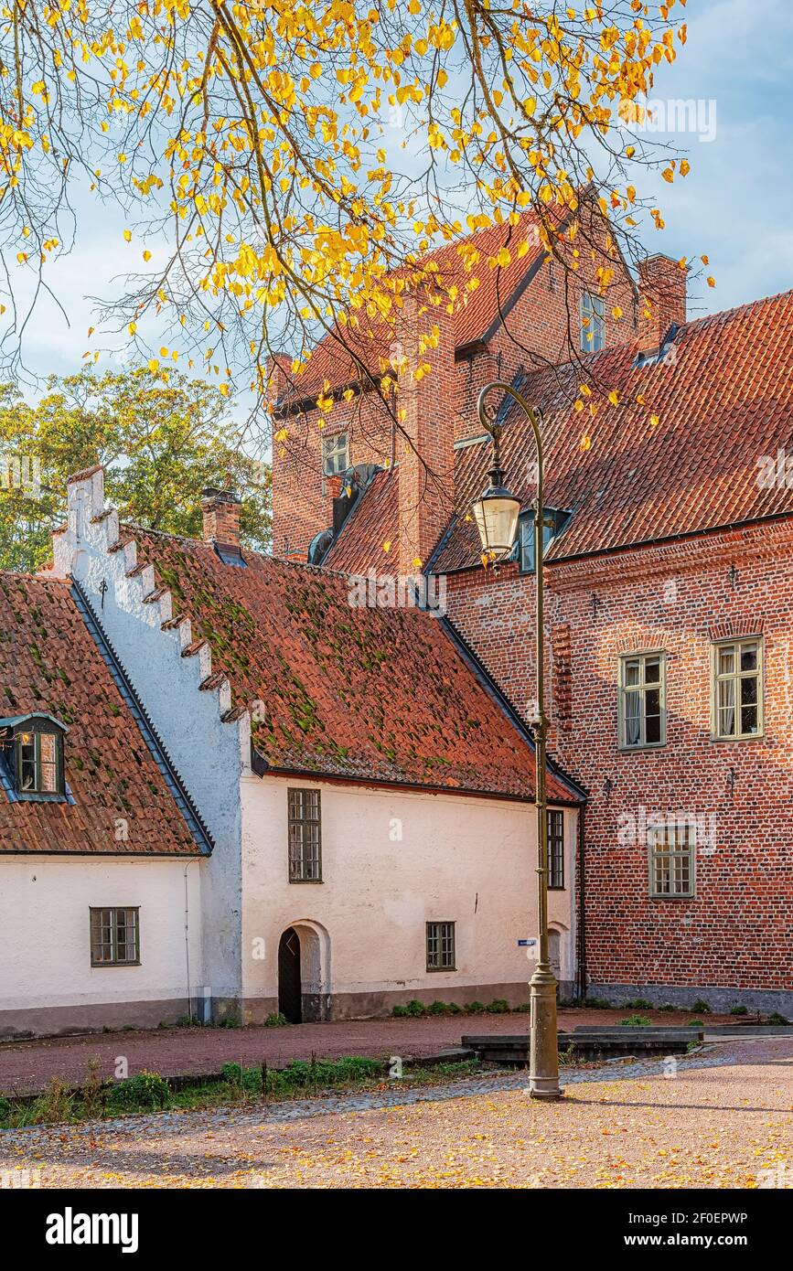 Backaskog castle in southern Sweden, was originally a monastery built ...