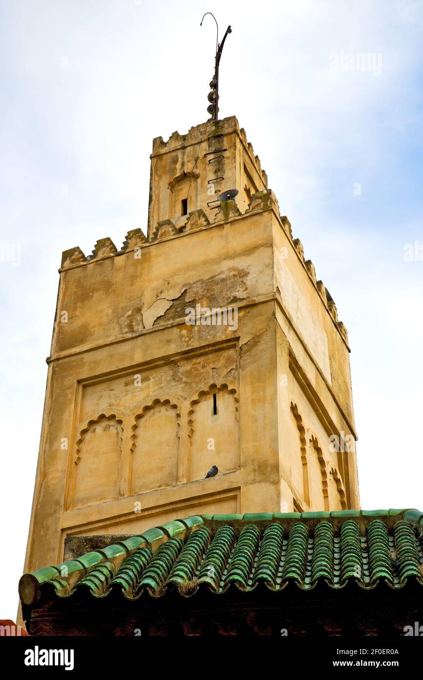 Muslim in mosque the history africa minaret religion and sky Stock ...