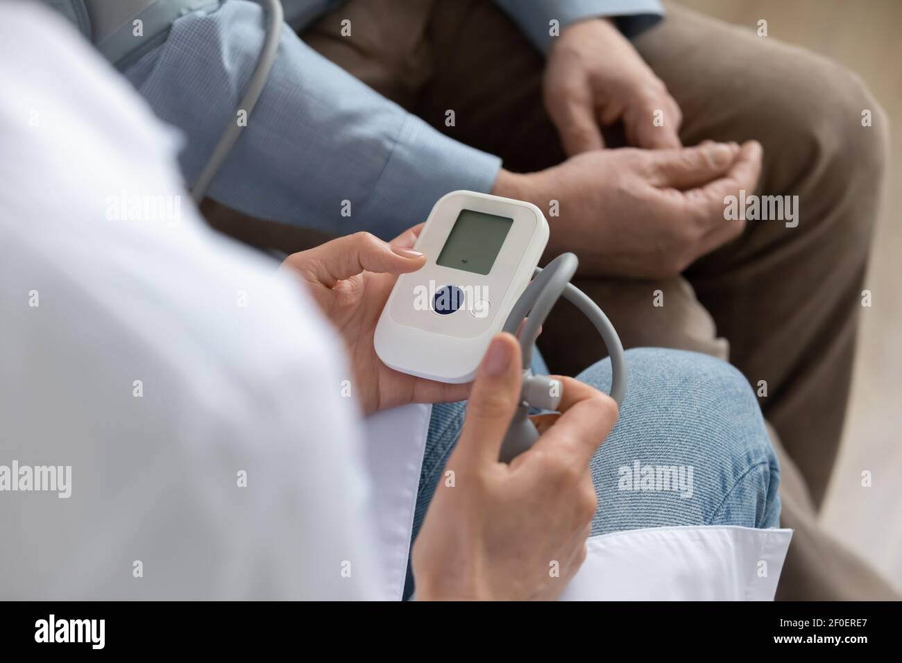 Checking your heartbeat hi-res stock photography and images - Alamy