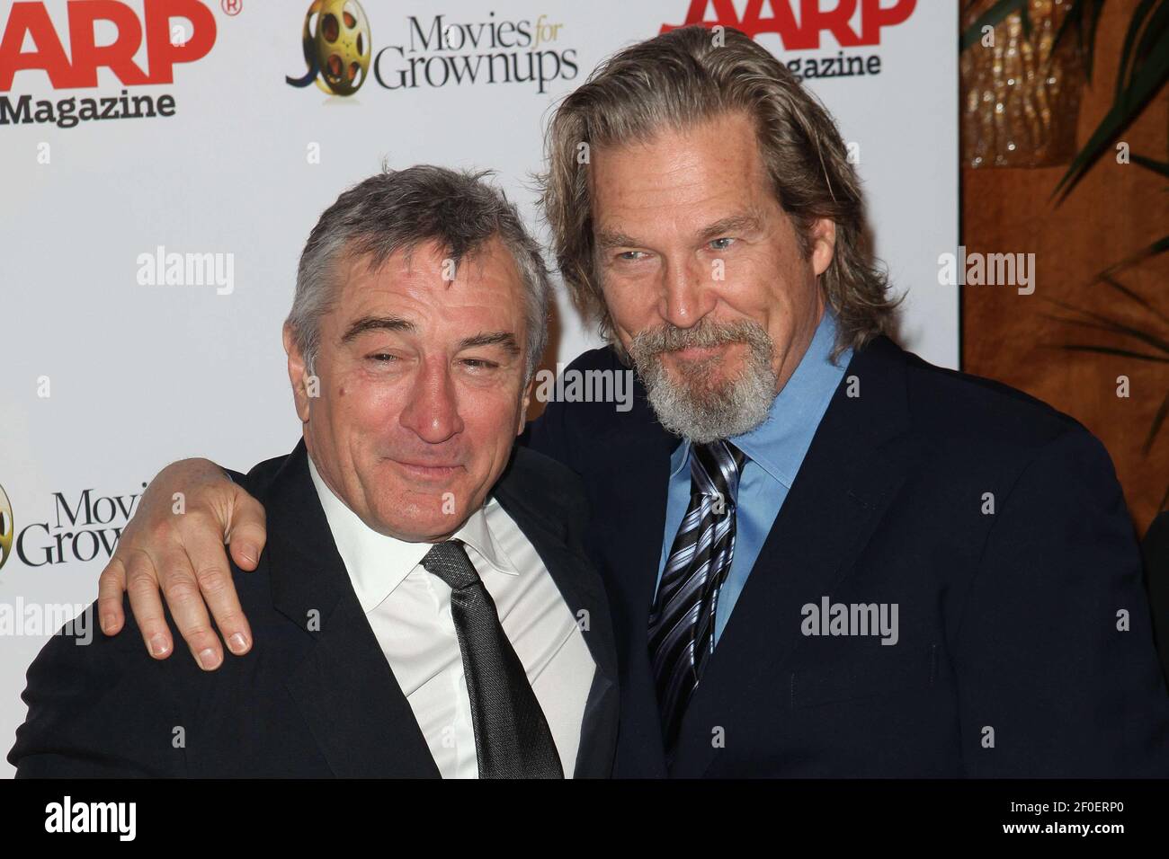 16 February 2010- Beverly Hills, California- Actors Robert De Niro and ...