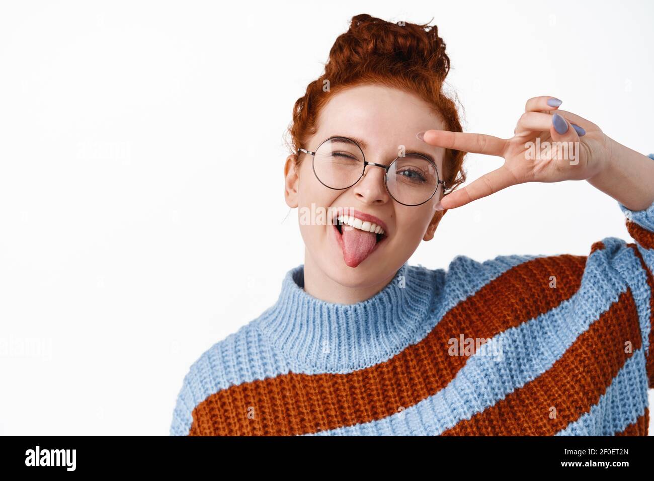 Red Hipster Hair