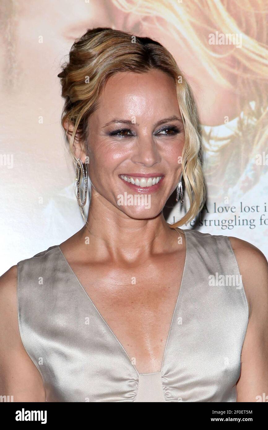 18 February 2010- Los Angeles, California- Actress Maria Bello arrives ...