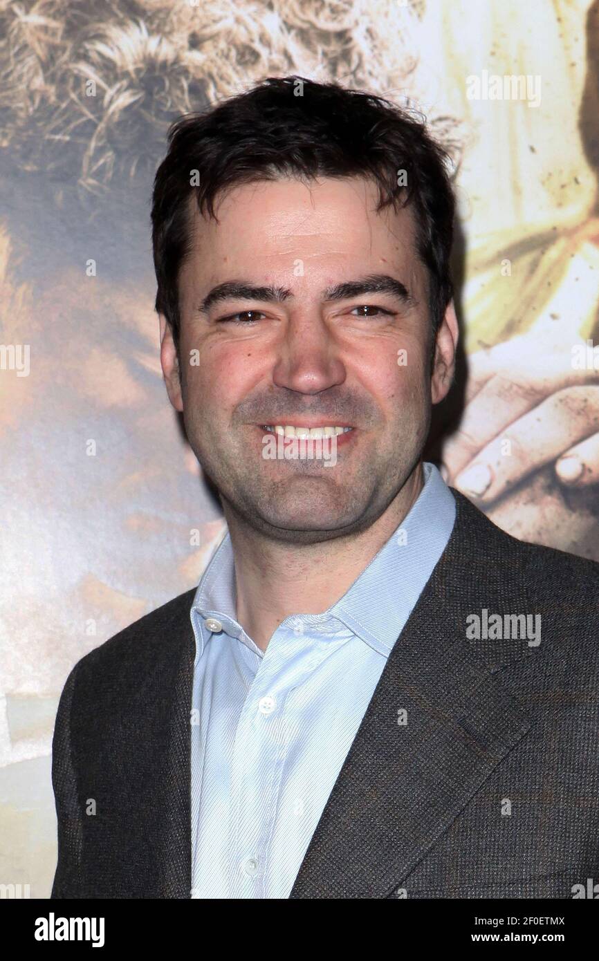 24 February 2010- Hollywood, California- Actor Ron Livingston arrives ...