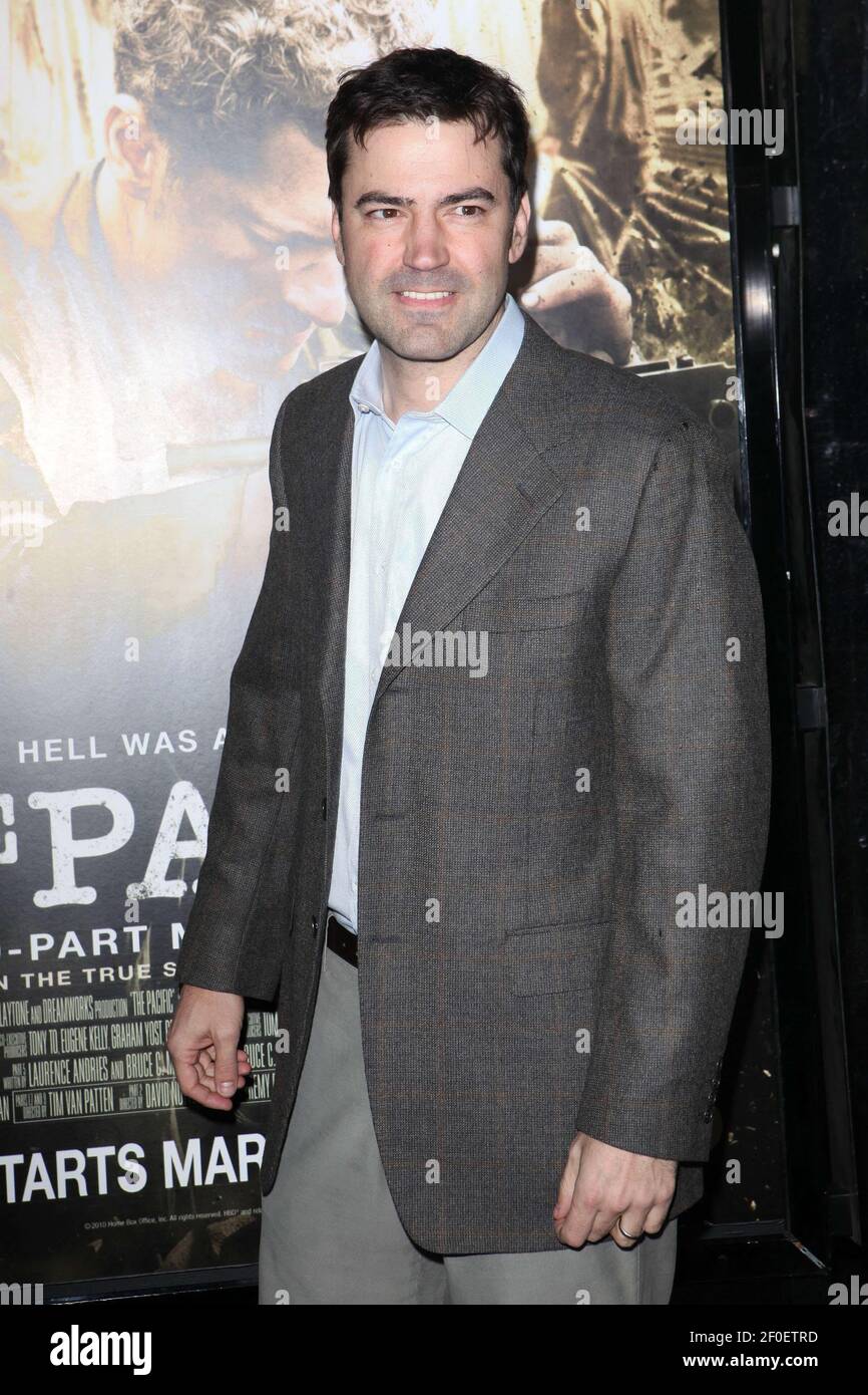 24 February 2010- Hollywood, California- Actor Ron Livingston arrives ...
