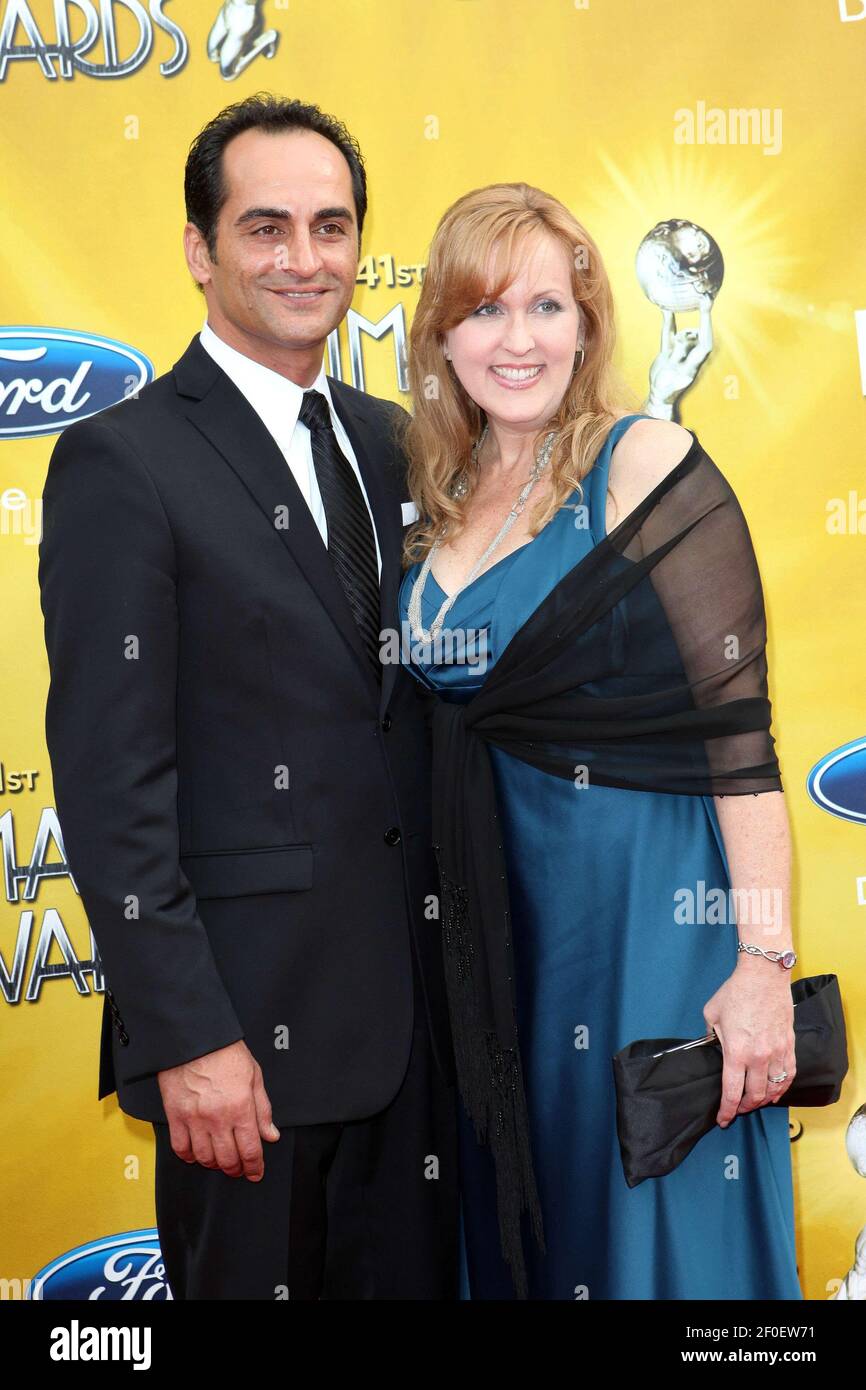 26 February 2010- Los Angeles, California- Navid Negahban and Jennifer ...