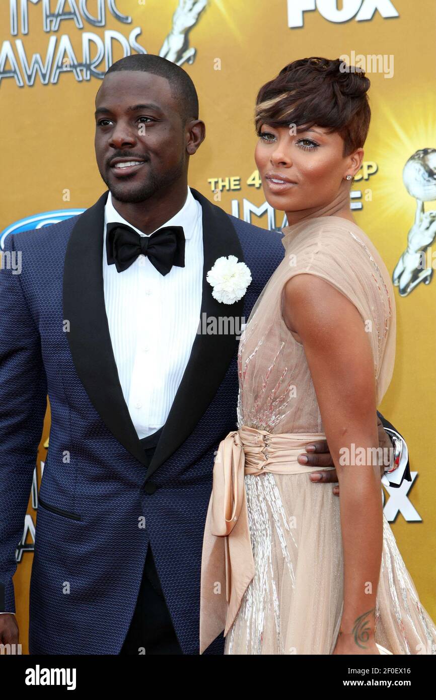 26 February 2010- Los Angeles, California- Lance Gross and Eva Marcille ...