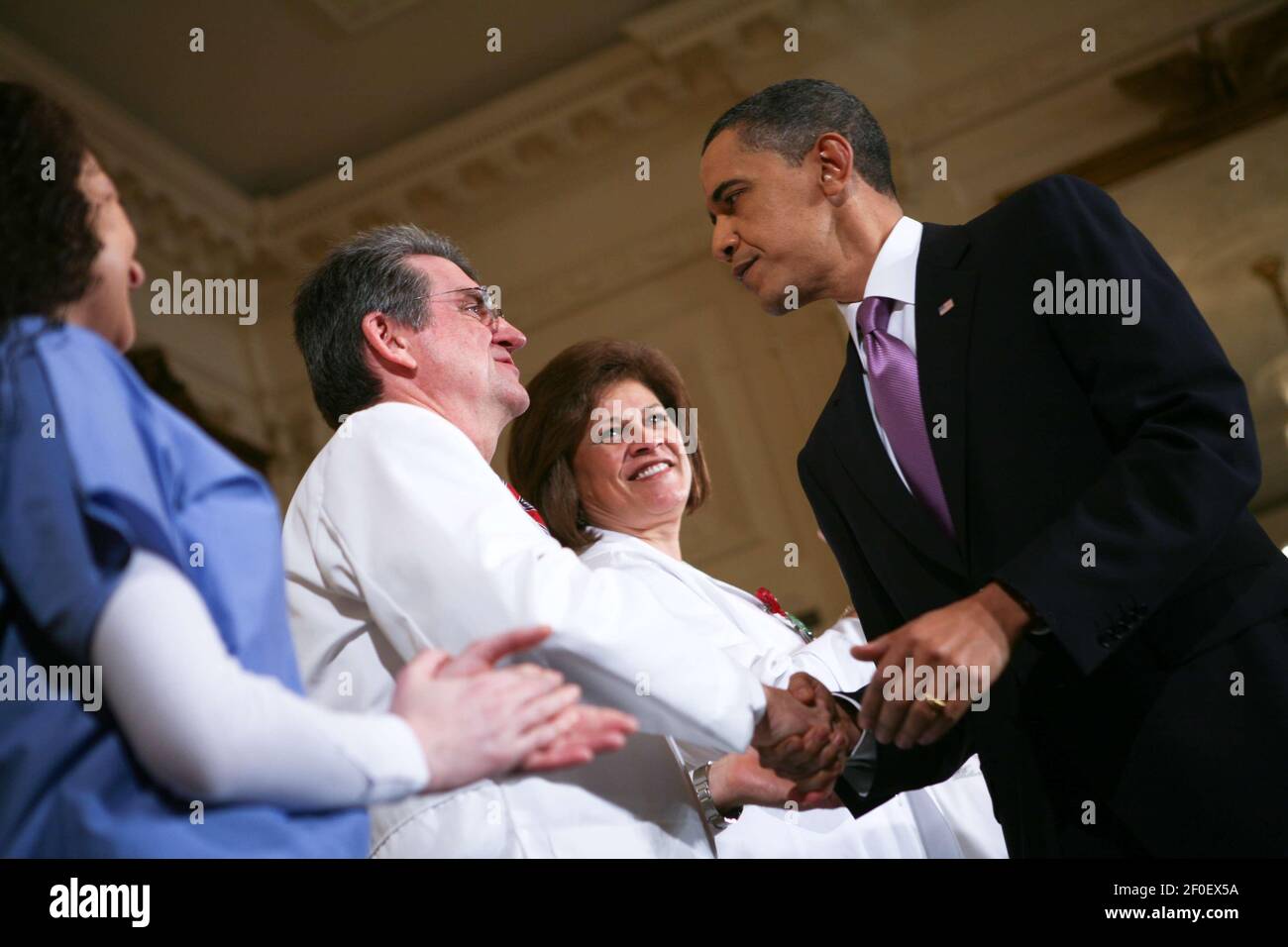 03 March 2010 - Washington, DC - President Barack Obama spoke to an ...